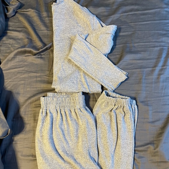 Pants & Jumpsuits | J Lux Label Grey Sweat Suit | Poshmark